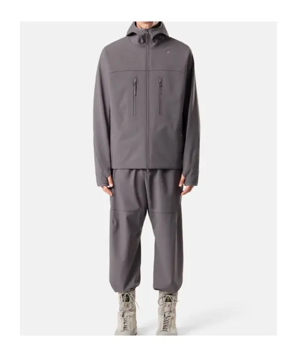Stone Island Oversized-fit Zip-up Hooded Sweatshirt With Zip Pockets
