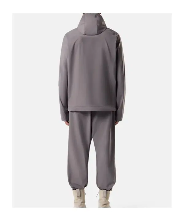 Stone Island Oversized-fit Zip-up Hooded Sweatshirt With Zip Pockets