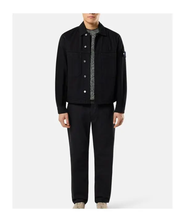 Stone Island Cotton Biker Jacket