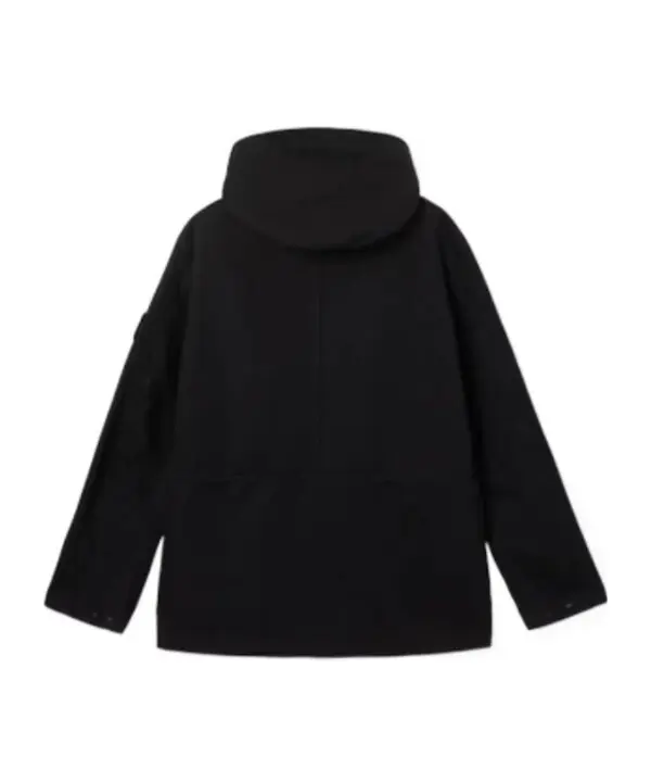 Stone Island Hooded Jacket With Anti-drop Finish