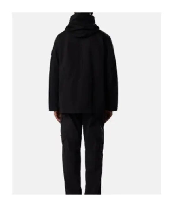 Stone Island Hooded Jacket With Anti-drop Finish