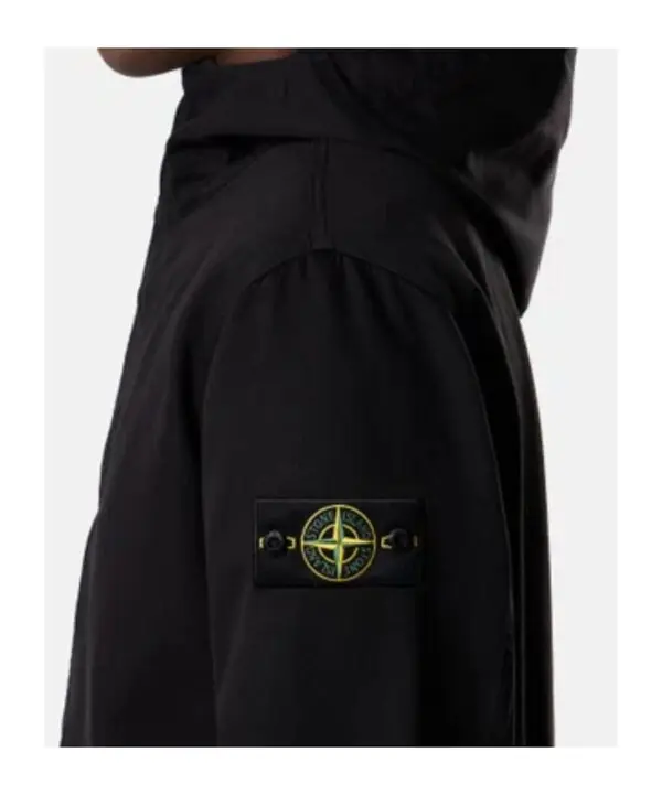 Stone Island Hooded Jacket With Anti-drop Finish