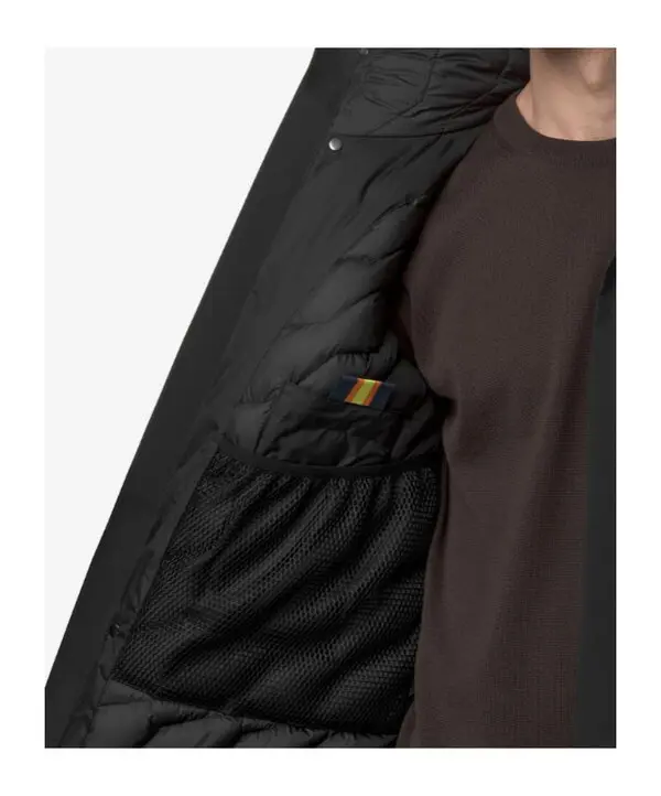 K-WAY Thomal Bonded Padded 3/4 Length Winter Jacket