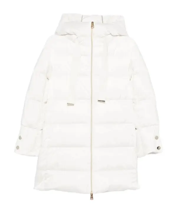 Herno Hooded Puffer Jacket - White