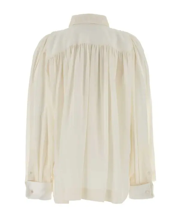Carven Gathered Scarf Blouse