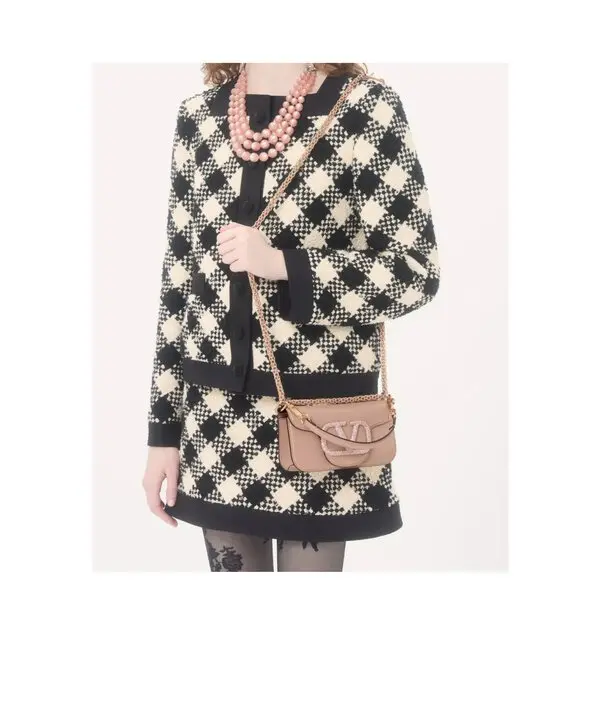 Valentino Garavani Locò Small Shoulder Bag With Jewel Logo