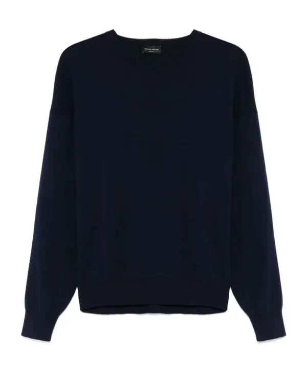 ROBERTO COLLINA Crew Neck Long Sleeve Sweater