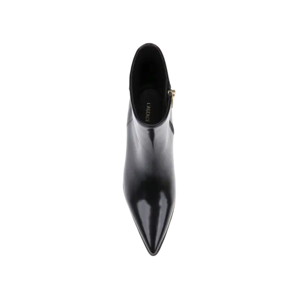 L'Agence Vesey Ankle Boot - Black Leather