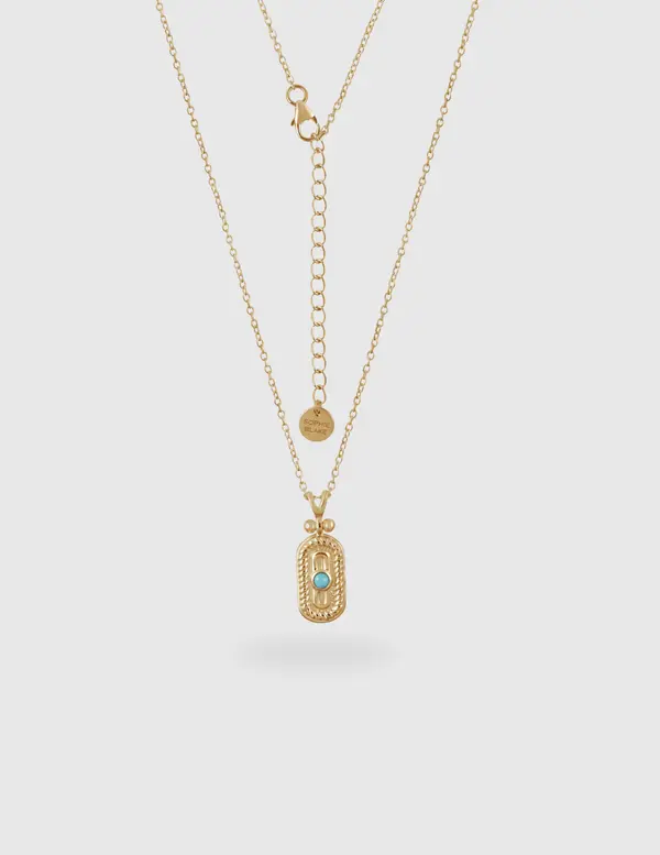 SOPHIE BLAKE Greta Pendant Turquoise