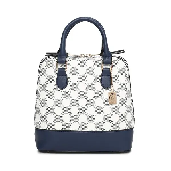 MKF COLLECTION - J'OMOR Marjorie Circular Print Satchel Bag Multicolour