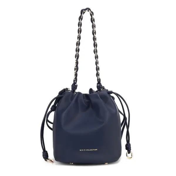MKF COLLECTION - J'OMOR Paityn Bucket Bag Navy