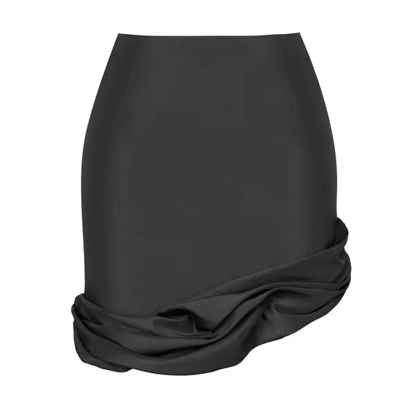 POST MERIDIEM Wave Detail Skirt