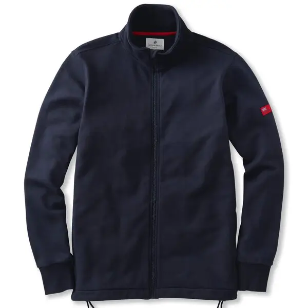 ARTHUR BEALE Harbour Cotton Zip Jacket - Blue