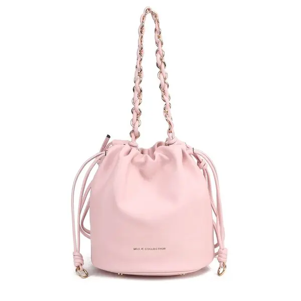 MKF COLLECTION - J'OMOR Paityn Bucket Bag - Pink