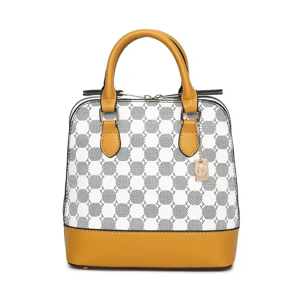 MKF COLLECTION - J'OMOR Marjorie Circular Print Satchel Bag