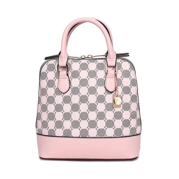 MKF COLLECTION - J'OMOR Marjorie Circular Print Satchel Bag