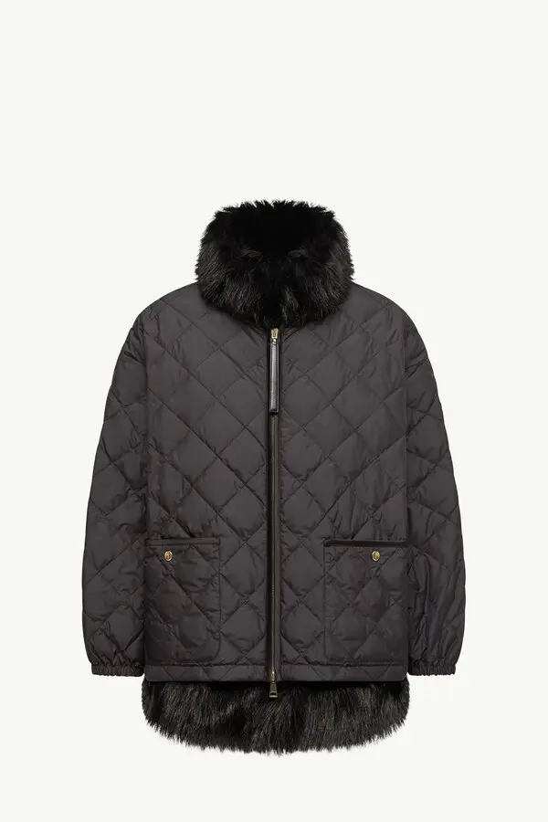 Moncler Chaleureux 3-in-1 Short Down Jacket - Black