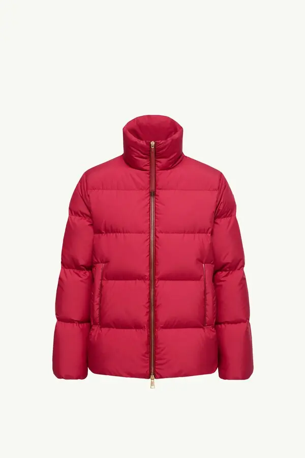 Moncler Vivantesse Short Down Jacket - Red