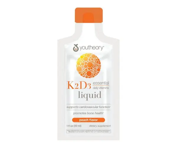 YOUTHEORY K2d3 On Th Go Peach 12 Packets - No Color