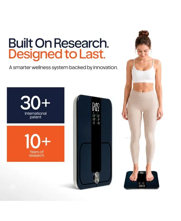 HEALBE Automatic Calorie Intake Smart Band Gobe U And Smart Floor Scale With Body Composition Analysis