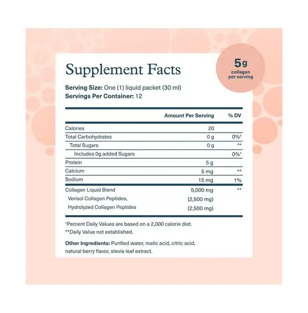 YOUTHEORY Collagen Liquid 5000 Milligram Hydrolyzed Collagen Peptides Supports Hair