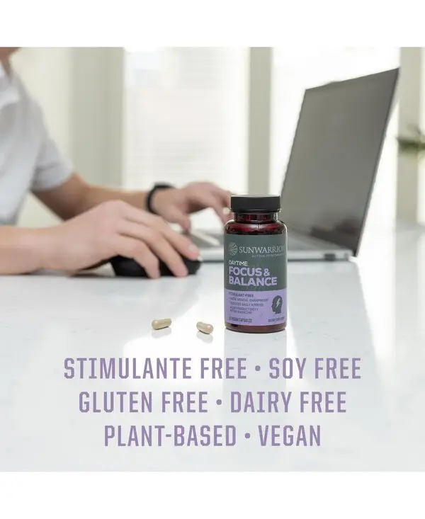 SUNWARRIOR Active Focus And Balance Capsules