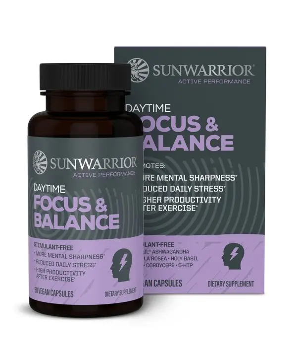 SUNWARRIOR Active Focus And Balance Capsules - No Color