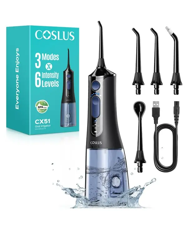 COSLUS Cx51 Professional Water Flosser - Black