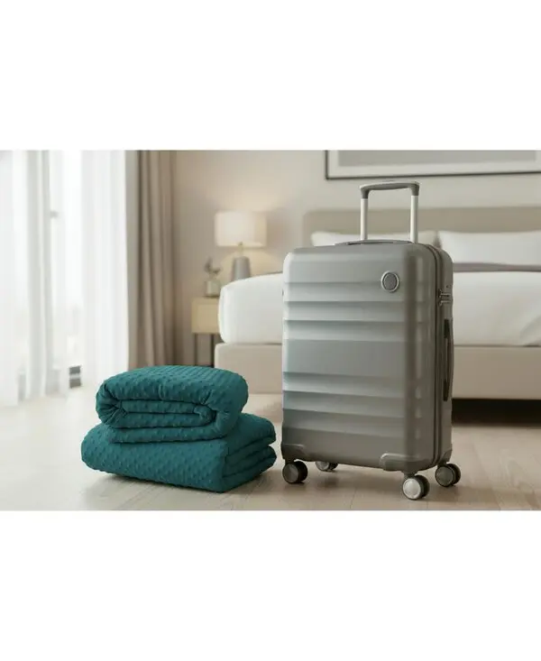 3P EXPERTS Anti-anxiety Weighed Travel Blanket To Calm Your Body - Blue
