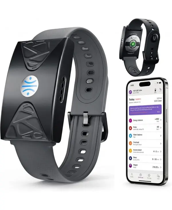 HEALBE Gobe U Smart Wellness Band - Grey