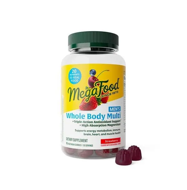MEGAFOOD Whole Body Multi Gummies For 90 Strawberry Gummies