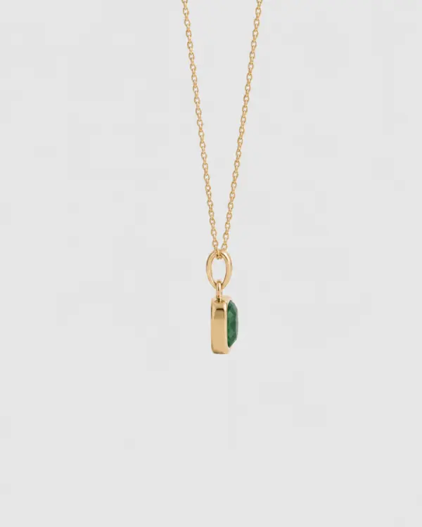 SOPHIE BLAKE Deco Drop Necklace Green Onyx