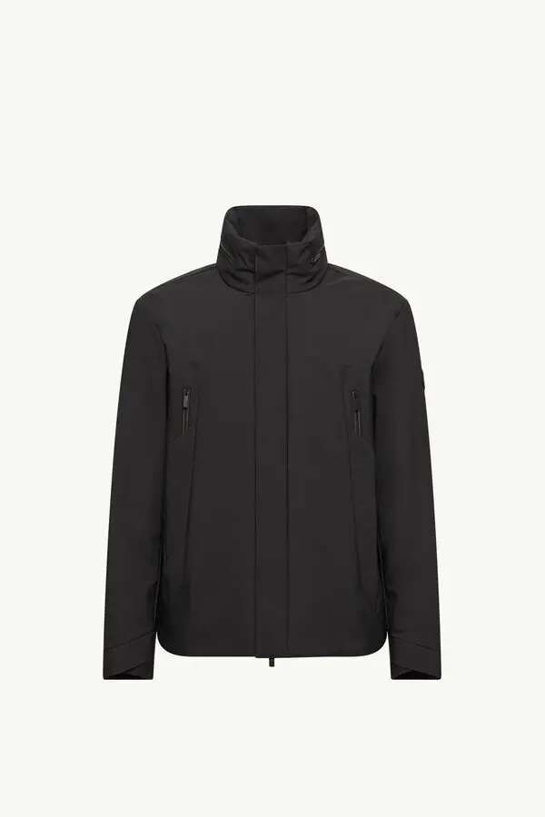 Moncler Caelros Hooded Mid-length Down Jacket - Black