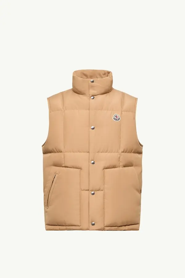 Moncler Brumelune Down Vest - Beige