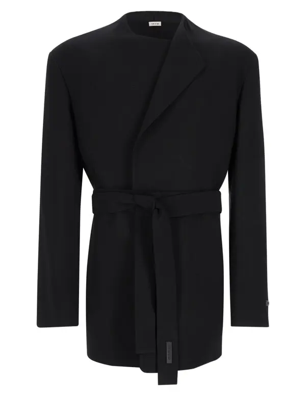 Fear Of God Giacca In Lana Con Cintura