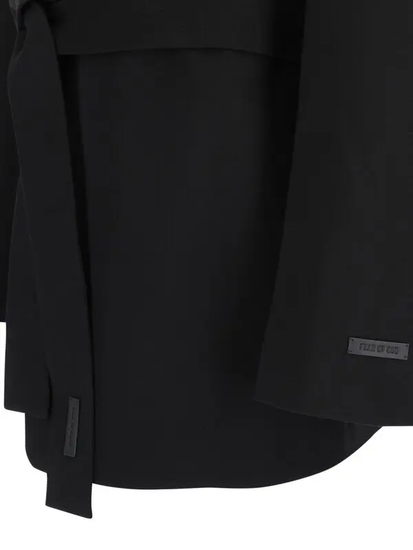 Fear Of God Giacca In Lana Con Cintura