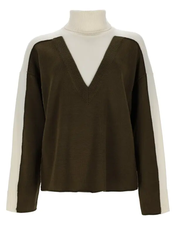 MAISON MARGIELA Maglia Pullover In Lana - Multicolour