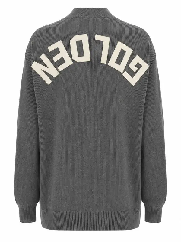 GOLDEN GOOSE Cardigan In Cotone Con Logo Sul Retro