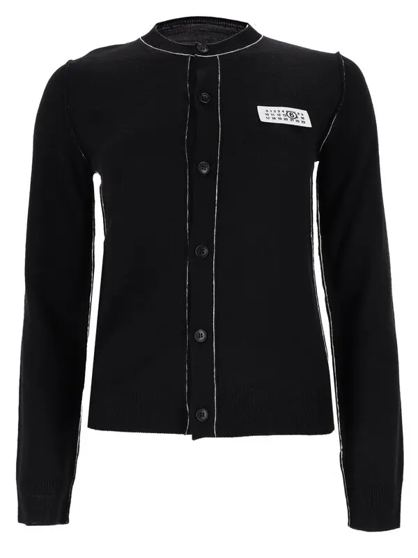MAISON MARGIELA Cardigan In Lana - Black