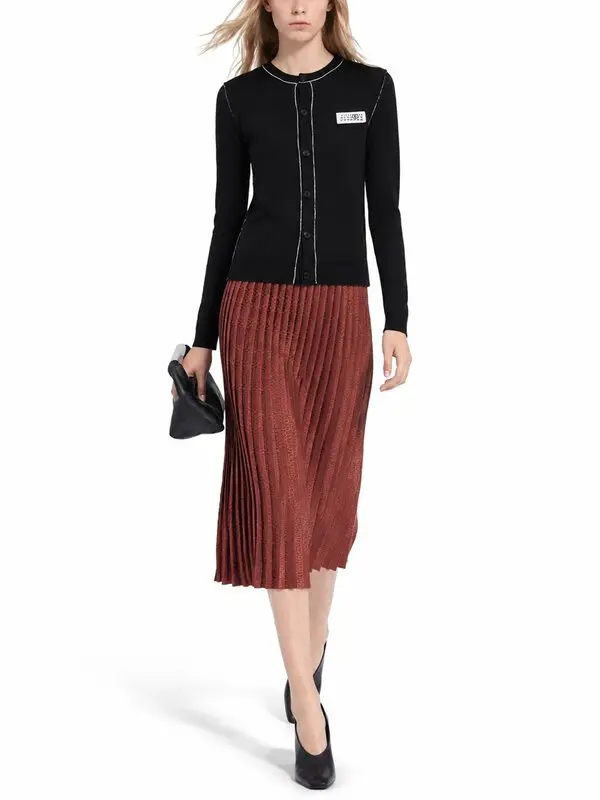 MAISON MARGIELA Cardigan In Lana - Black