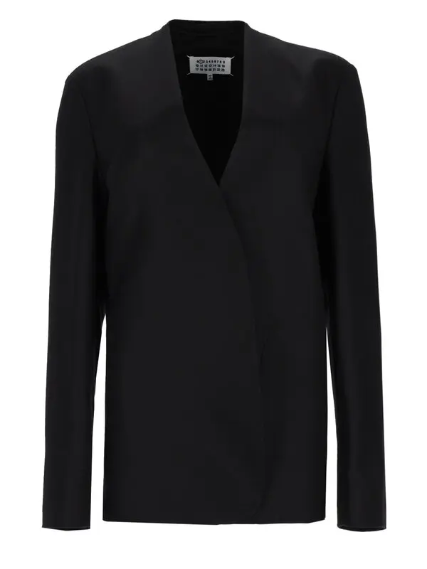 MAISON MARGIELA Giacca Minimal In Lana - Black