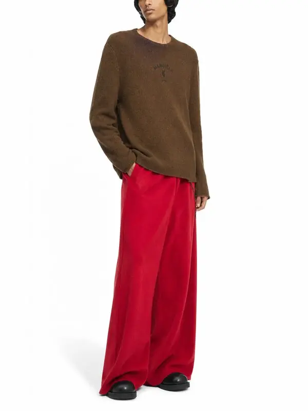 MAISON MARGIELA Knitted Sweater With Chain Detail