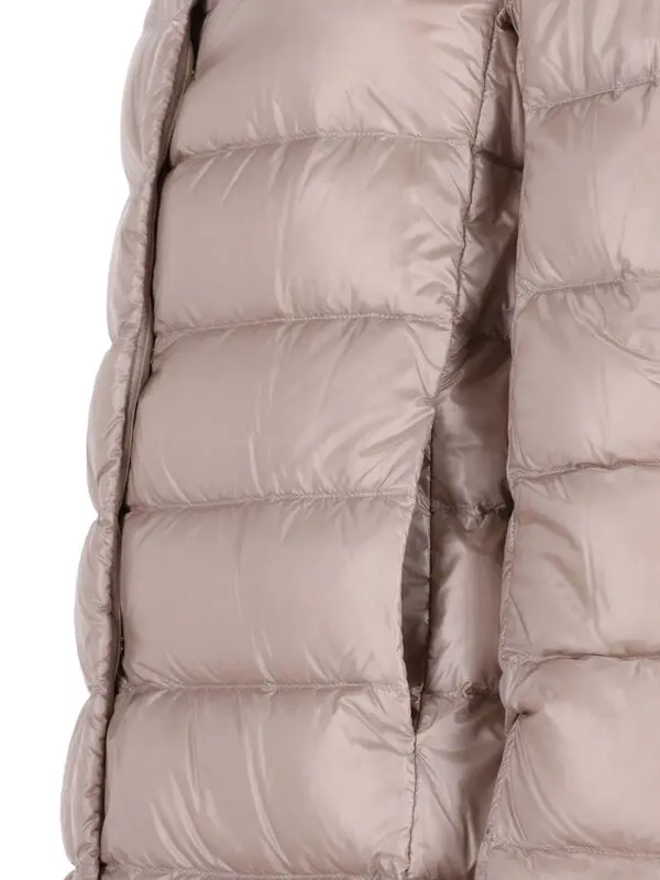 Herno Quilted Long Down Jacket - Pink
