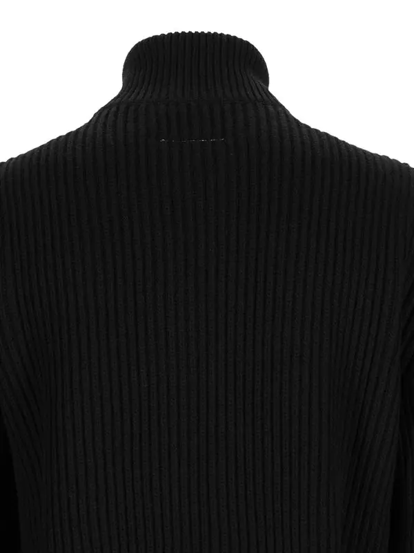 MAISON MARGIELA Maglia A Costine Con Zip