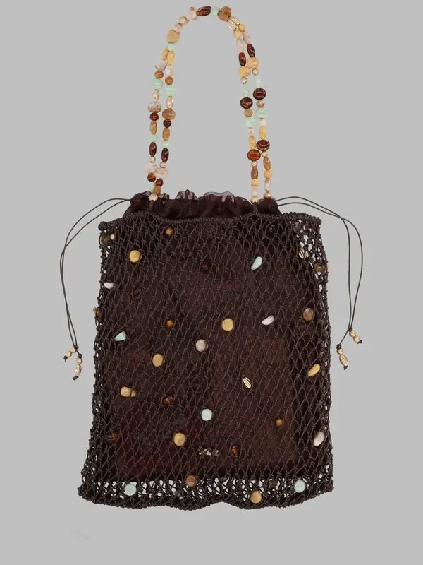 Cult Gaia Borsa Tote "mercier" Con Perline Decorative