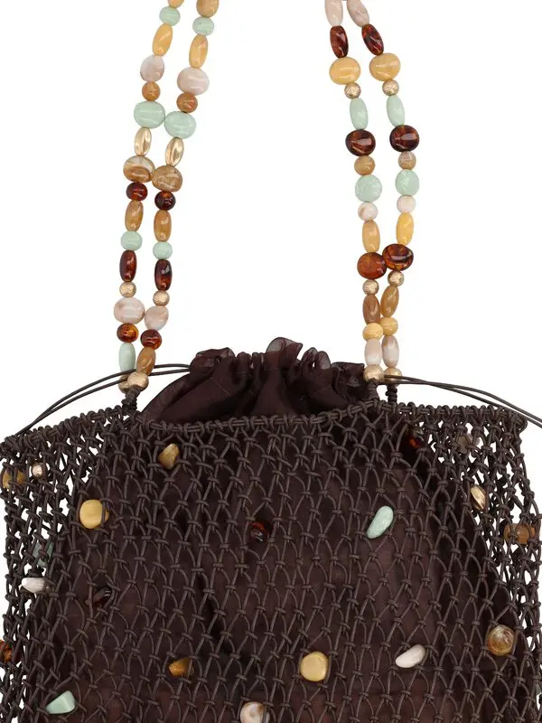 Cult Gaia Borsa Tote "mercier" Con Perline Decorative