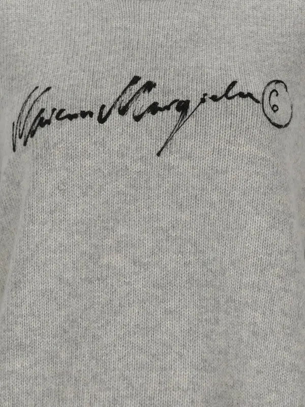 MAISON MARGIELA Maglia In Lana Con Logo