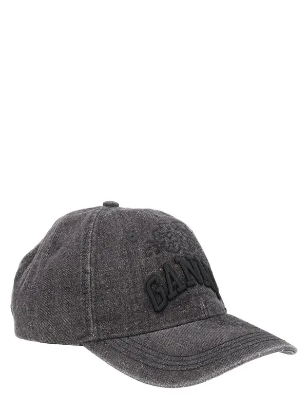 GANNI Cappello Da Baseball Con Ricami