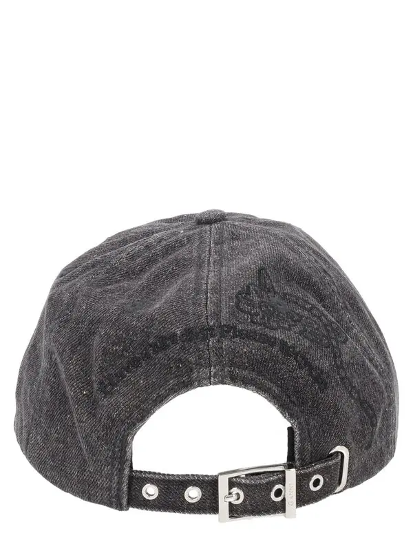 GANNI Cappello Da Baseball Con Ricami