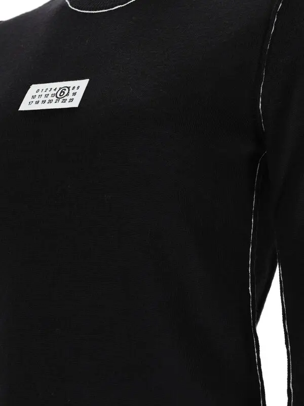 MAISON MARGIELA Maglia Con Patch Logo